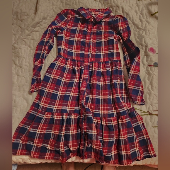 Biscotti | Dresses | Biscotti Plaid Kids Dress Size 7 | Poshmark